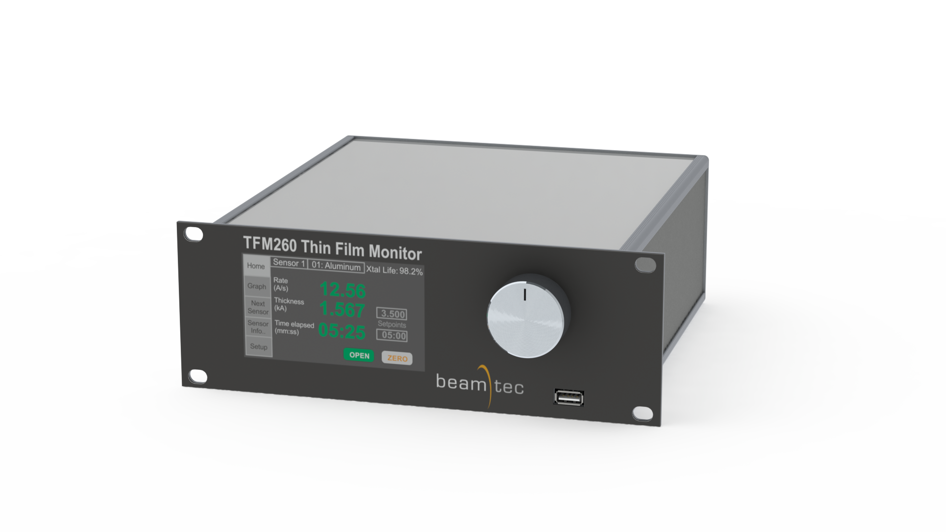 TFM260 Thin Film Monitor, 2-channels | BT-TFM260